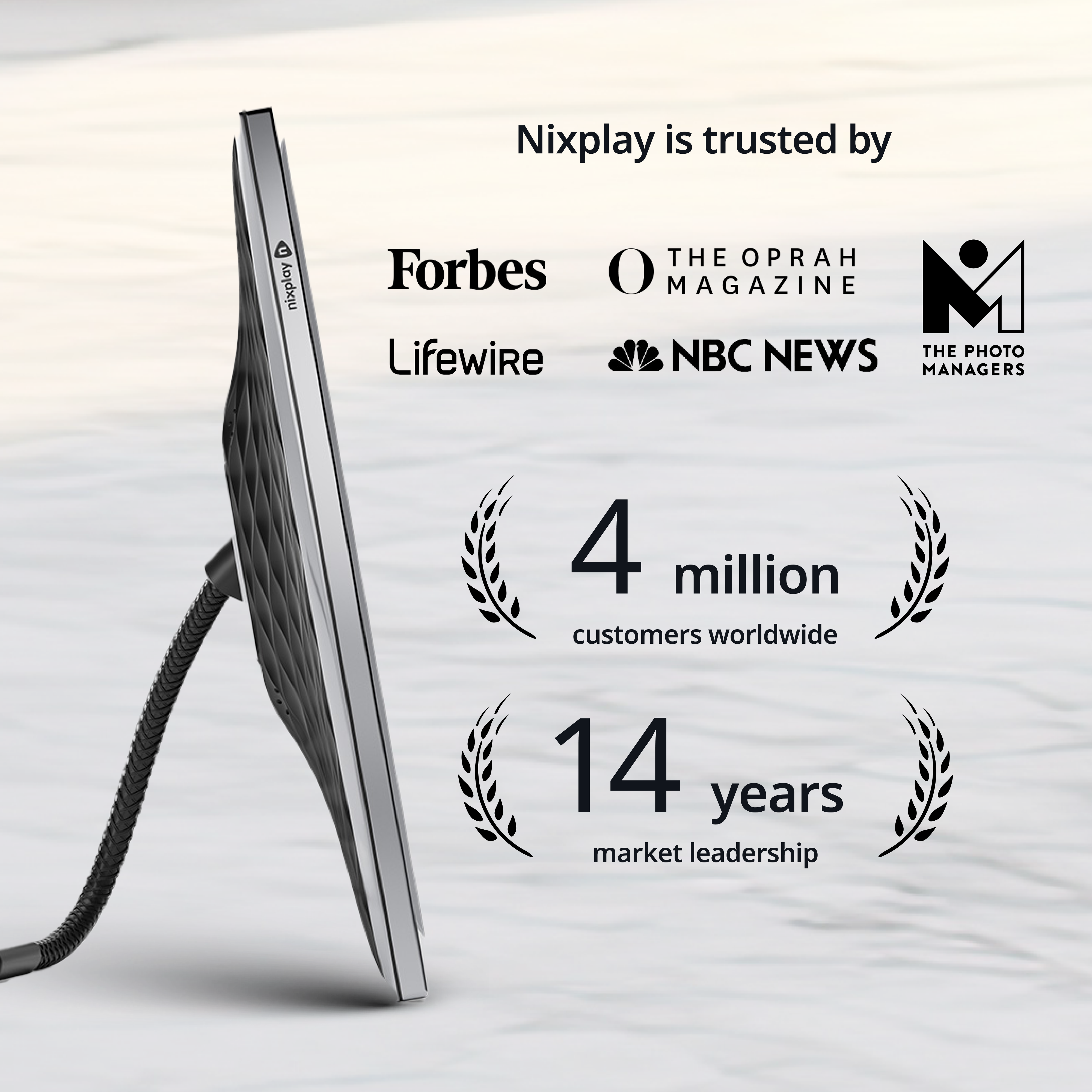 Nixplay Smart Frame 9.7 Inch WiFi | Nixplay