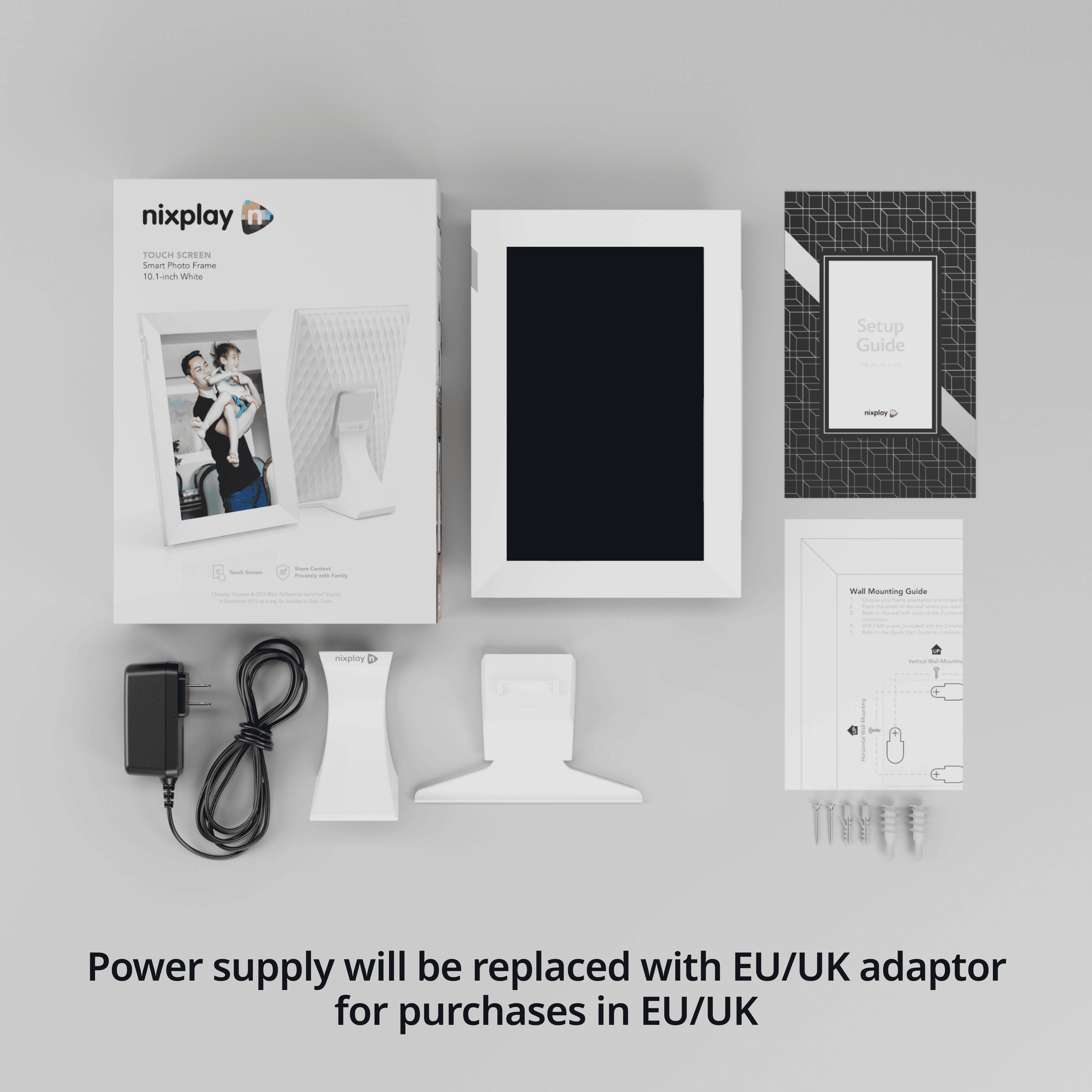 Nixplay Smart Photo Frame | 10.1 Inch Touch | Nixplay