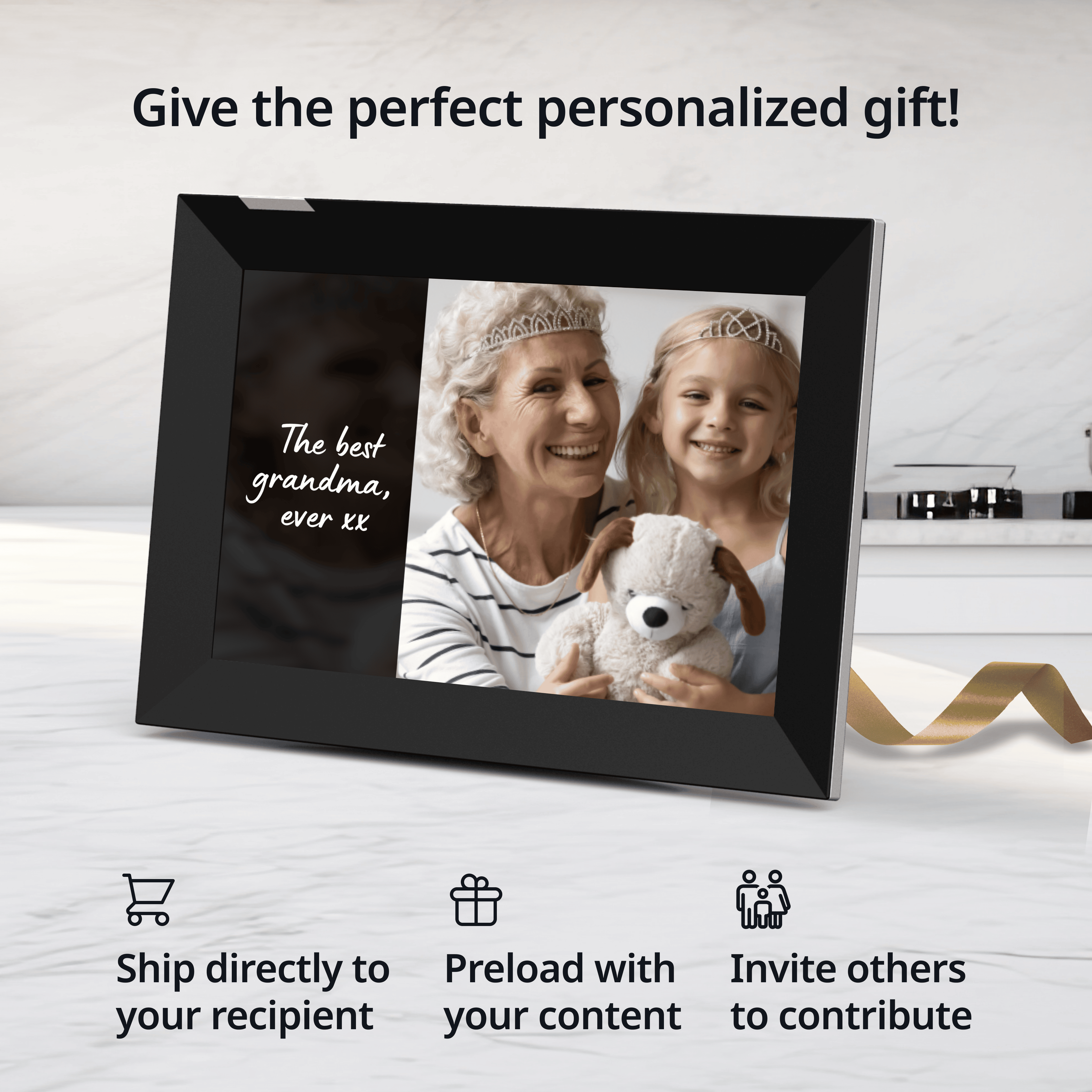 Nixplay Smart Photo Frame | 10.1 Inch Touch | Nixplay
